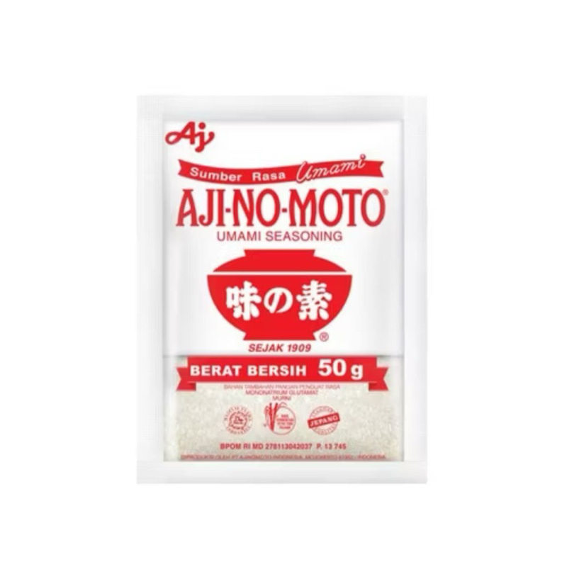 Jual AJINOMOTO MICIN MSG 50 gram BUMBU PENYEDAP RASA GARAM DAPUR ...