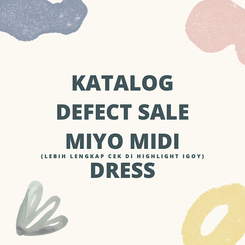 Jual DEFECT SALE -- MIYO MIDI DRESS | Shopee Indonesia