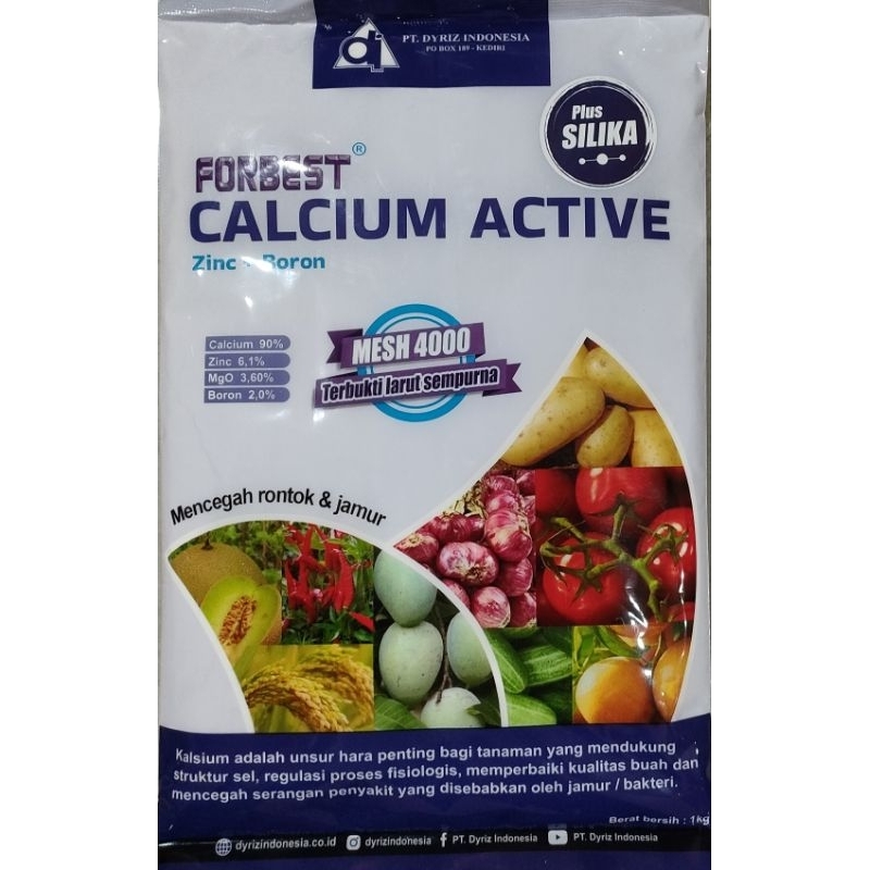 Jual Pupuk Forbest CALCIUM ACTIVE plus silika+Zinc+boron+mgO ORIGINAL ...