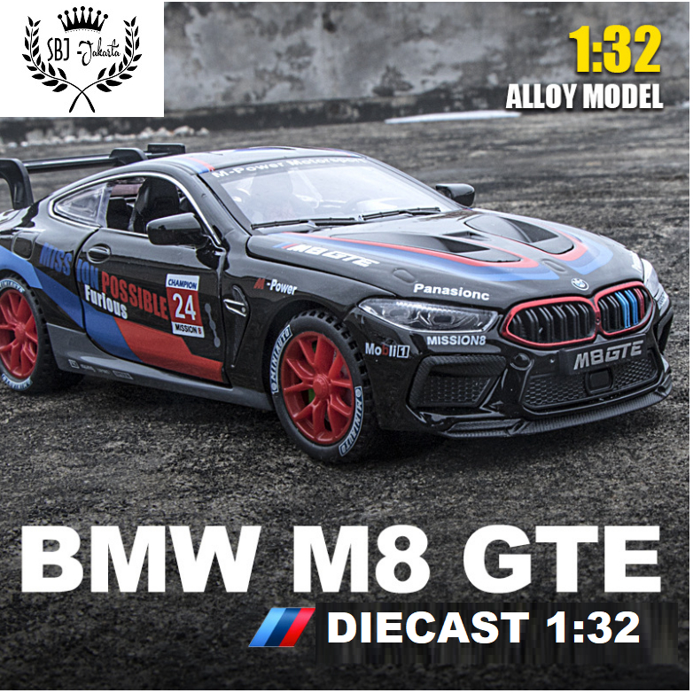 Jual Diecast mobil Miniauto original BMW M8 GTE RACING METAL SERIES ...