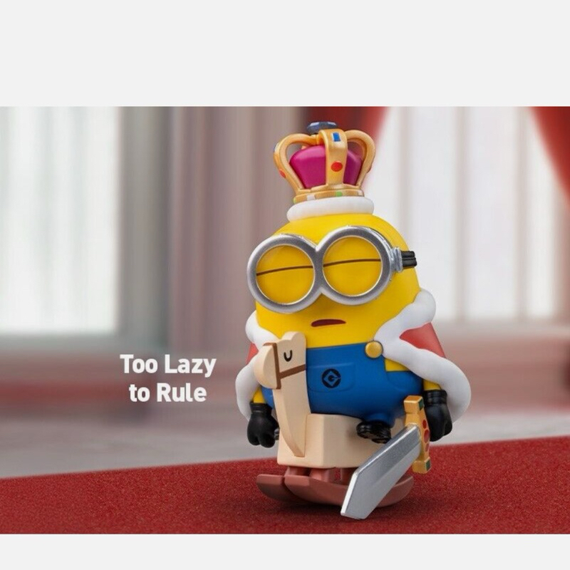 Jual FIGURE TOO LAZY TO RULE MINIONS LAZY EVERY DAY POP MART READY ...