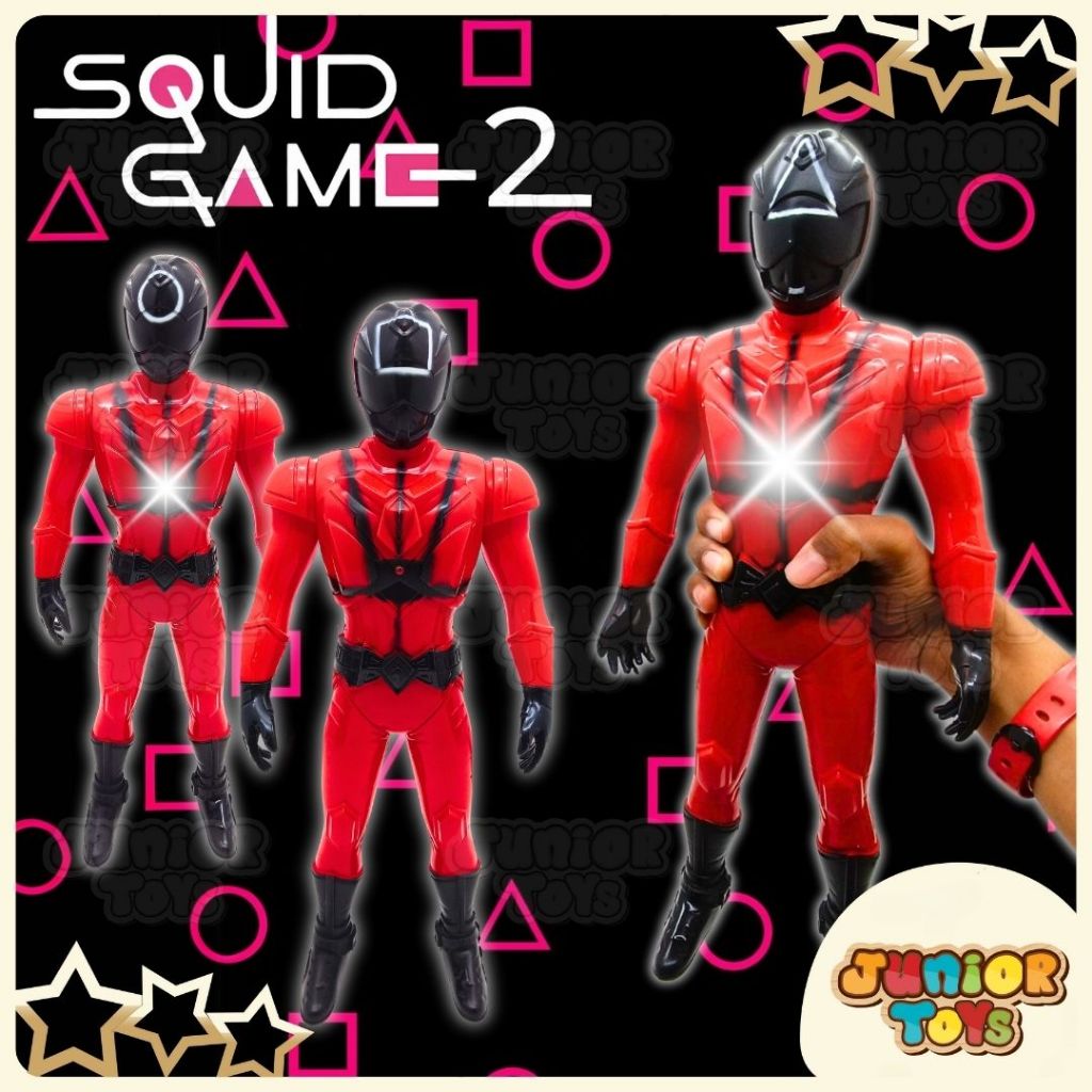 Jual Squid Game Robot Figure Bunyi Suara Lampu Mainan Anak | Shopee ...