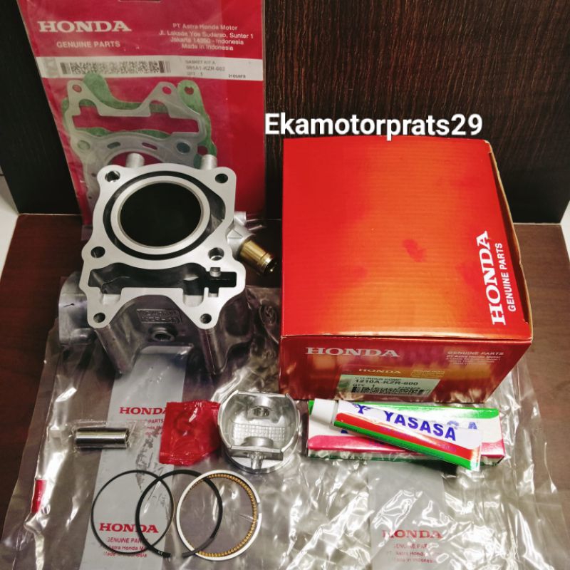 Jual Blok Seher KZR Cylinder isi komplit + Topset + Lem Honda Vario 125 fi Old KZR | Shopee ...