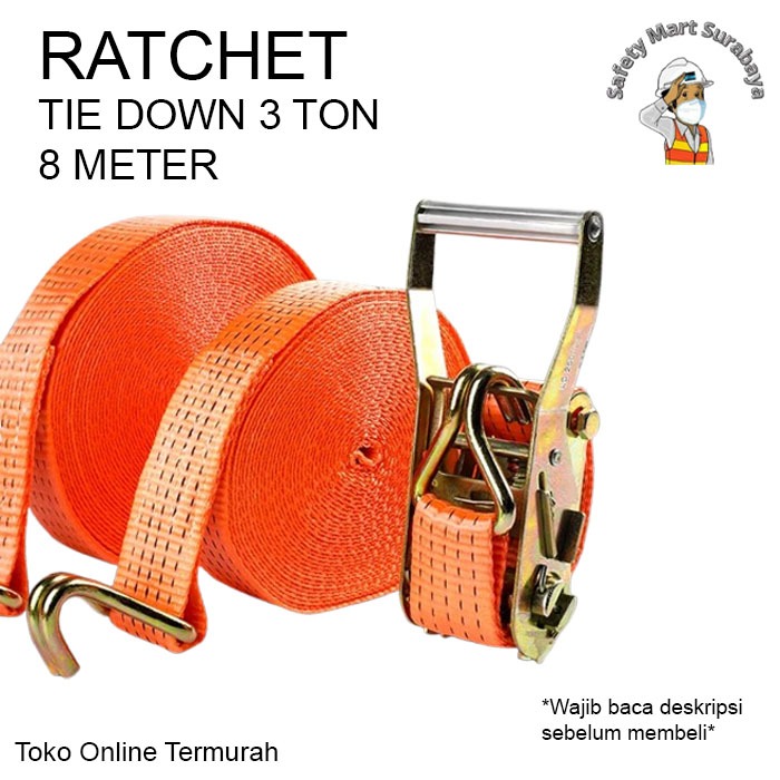 Jual Ratchet Tie Down 3 Ton 8M | Shopee Indonesia