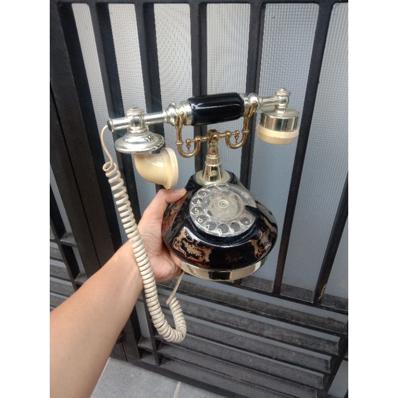 Jual Classic Telephone Rotary Vintage Telephone Retro Telepon Jadul ...