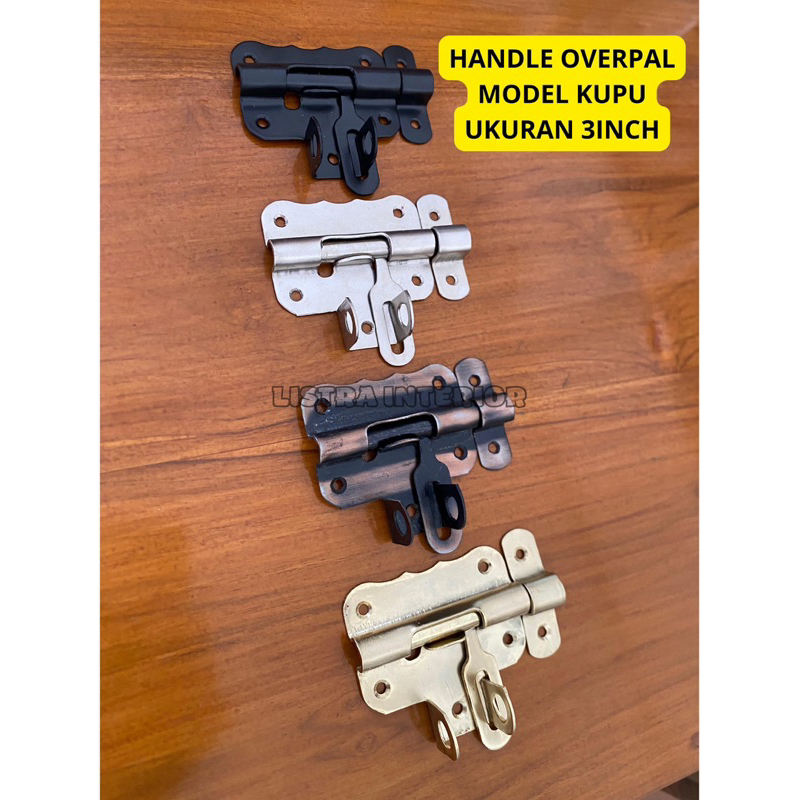 Jual Grendel Kunci Overpal Model Kupu Ukuran 3inch | Shopee Indonesia