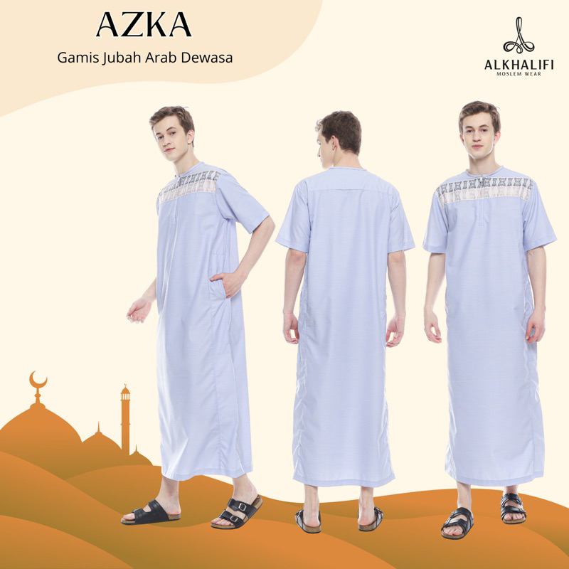 Jual ALKHALIFI - AZKA Gamis Jubah Arab Dewasa | Shopee Indonesia