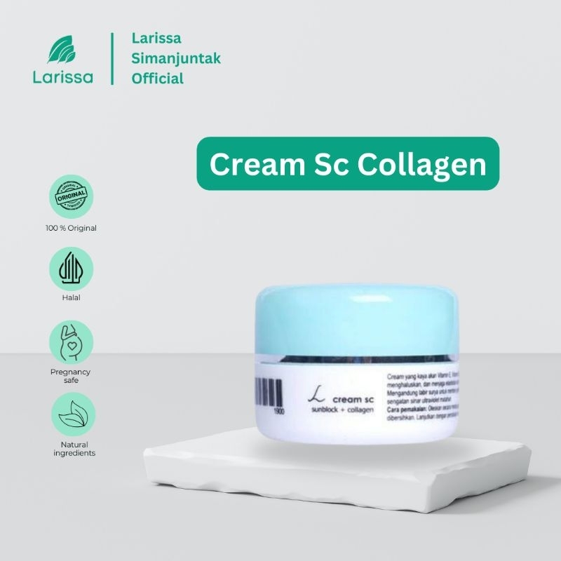 Jual Larissa Sunscreen Collagen - Larissa Cream SC (Sunblock & Collagen ...