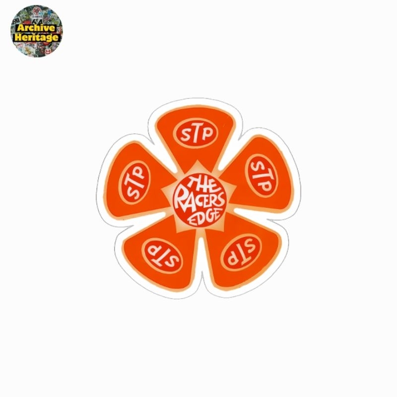 Jual sticker STP The Racers Edge logo oil racing otomotif diecut stiker | Shopee Indonesia