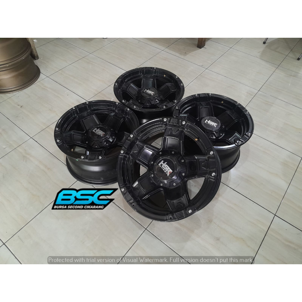 Jual Velg Racing Offroad Bekas R17 HSR Twiist Pcd 6x139,7 Ring 17 Buat Fortuner Pajero Ranger ...