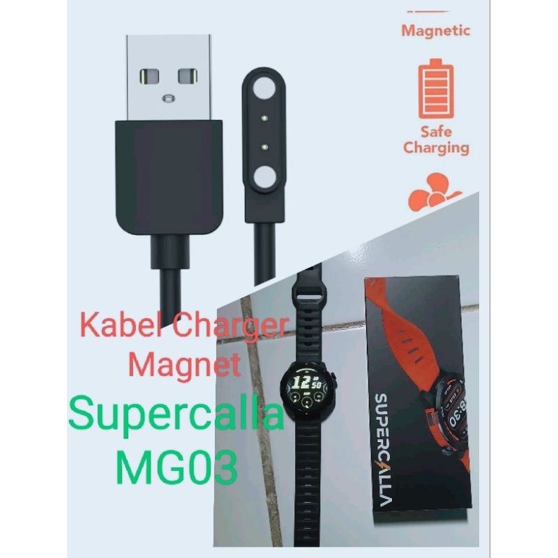 Jual New Supercalla MG03 Smart Watch Kabel Charger Smartwatch ...
