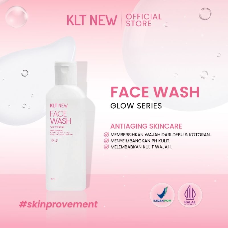 Jual KLT NEW - Face Wash Glow Series 100Ml | Shopee Indonesia