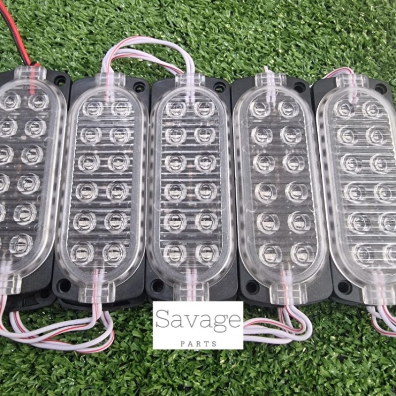 Jual MODUL LAMPU LED VARIASI 12 MATA ULTRASONIC 12V 6W WARNA 6WATT ...