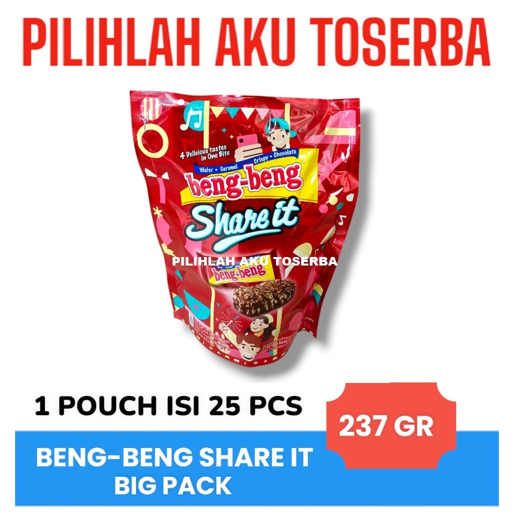 Jual Beng Beng Share It Pouch Kemasan BESAR BIG PACK - ( HARGA 1 POUCH ...