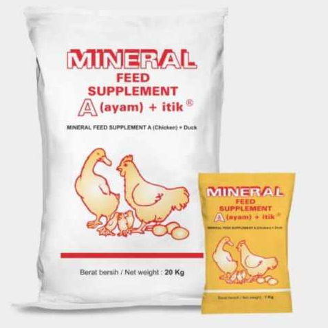 Jual mineral feed supplement A (ayam) + itik serbuk campur pakan produk ...