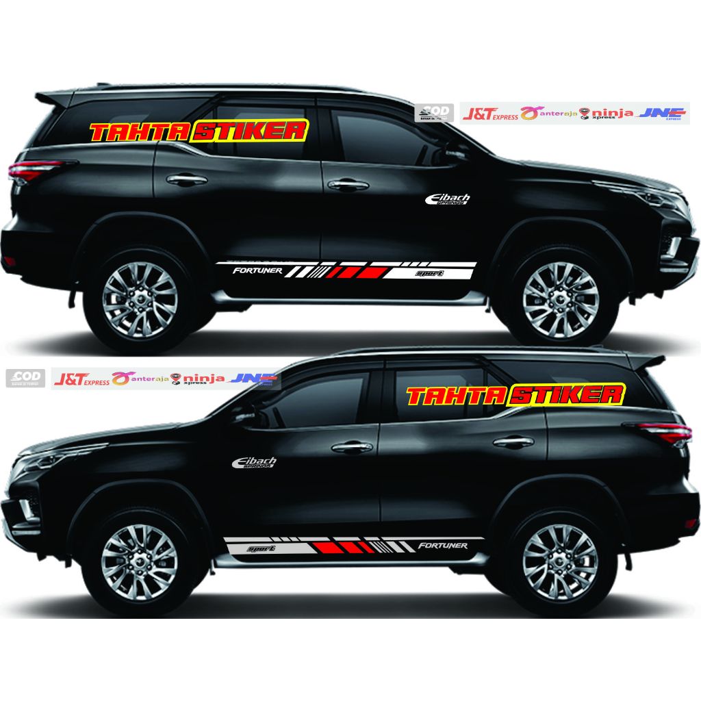 Jual Promo Stiker Cutting Mobil Toyota Fortuner Sticker list Bobil ...
