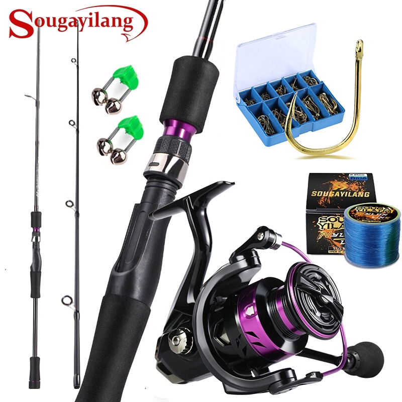 Jual Sougayilang Joran Set 180-210cm 5-10LB UL Carbon 1000-6000 Reel Pancingan Set Joran Set ...