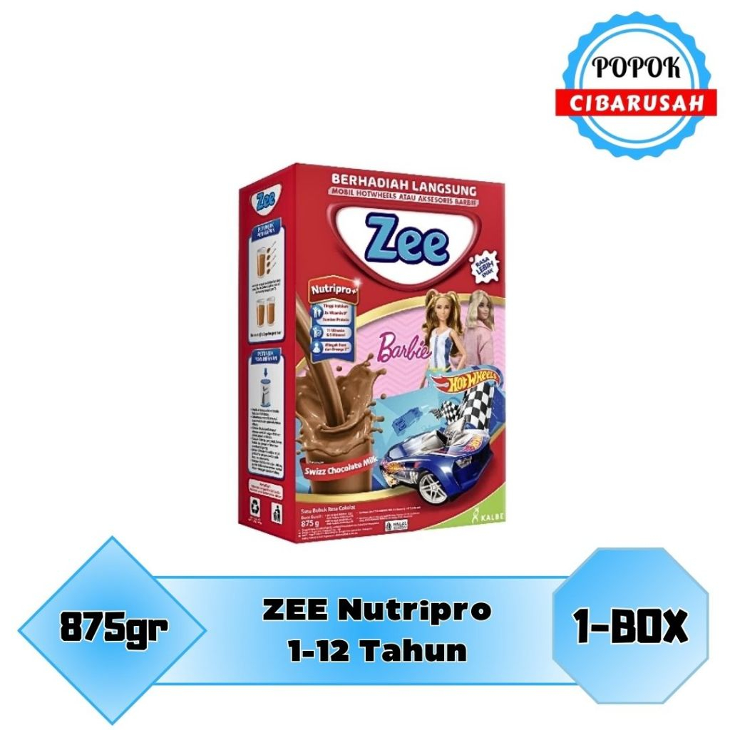 Jual [ FREE HOTWEELS atau BARBIE ] Zee Box 875gr /Vanila/Coklat/popokcibarusah | Shopee Indonesia