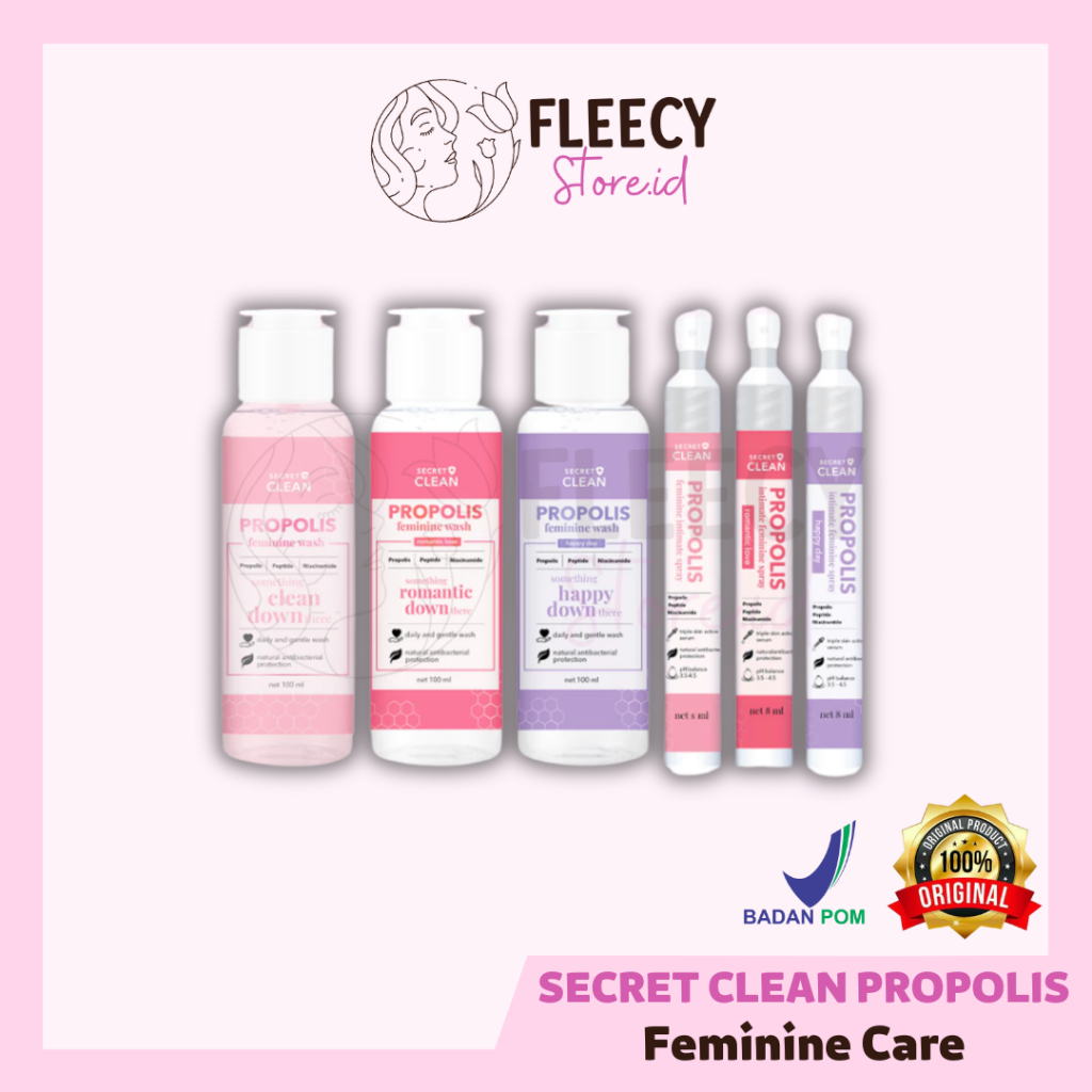 Jual Secret Clean Propolis Feminine Wash 100ML | Intimate Spray Fresh ...