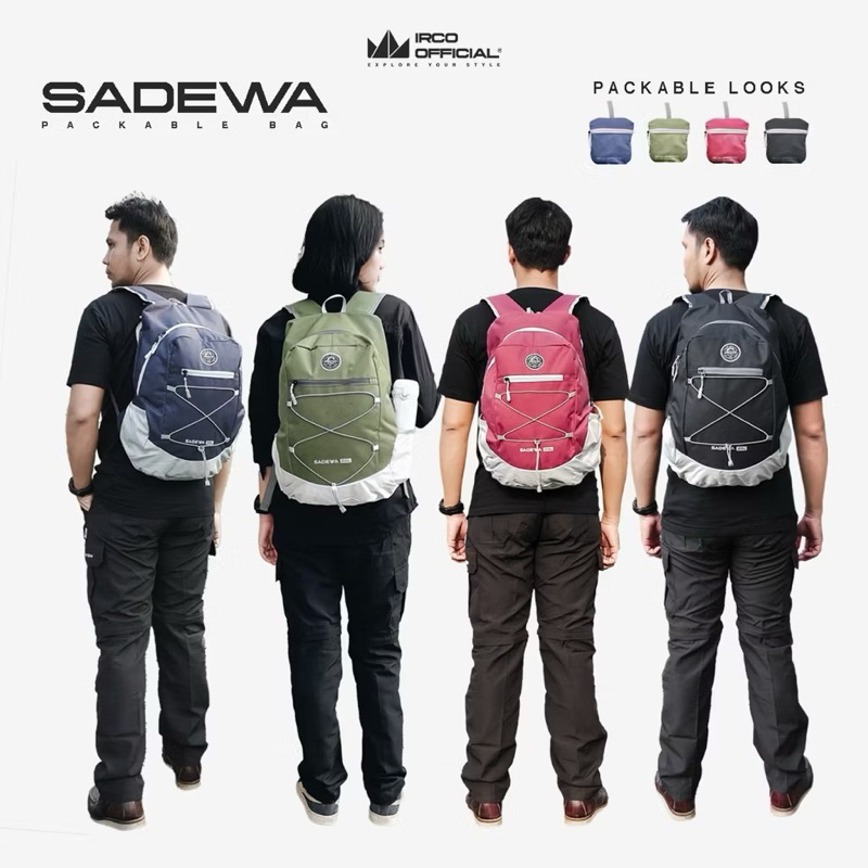Jual Irco Sadewa Tas Ransel Lipat 20 Liter Serba Guna - Foldable Travel ...