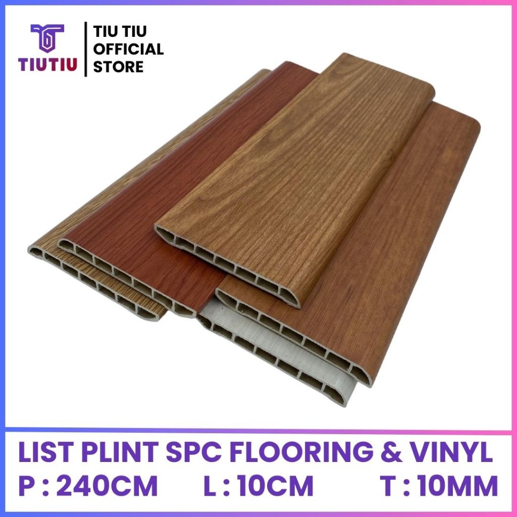 Jual List Plint Spc Flooring 2.4m | Plint Vinyl | Aksesoris Lantai SPC ...