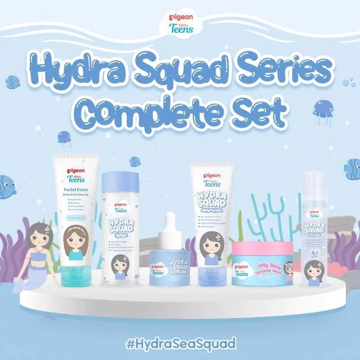 Jual Pigeon Teens Hydra Squad Paket Pencerah Wajah Kulit kering ...