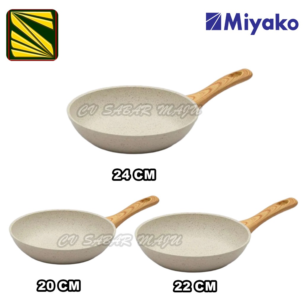 Jual Miyako Wajan Deep Fry Pan Marble Induksi Miyako cookware Panci ...