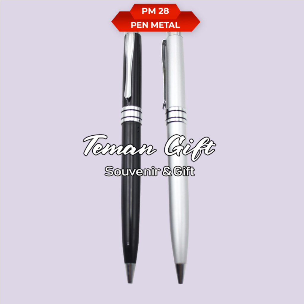 Jual Pen Metal Pulpen Stainless Besi Custom Grafir Logo Nama Ballpoint ...