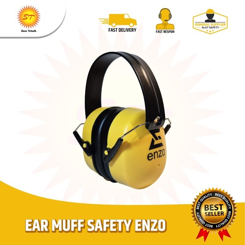 Jual Ear Muff Safety Enzo Pelindung Telinga | Shopee Indonesia