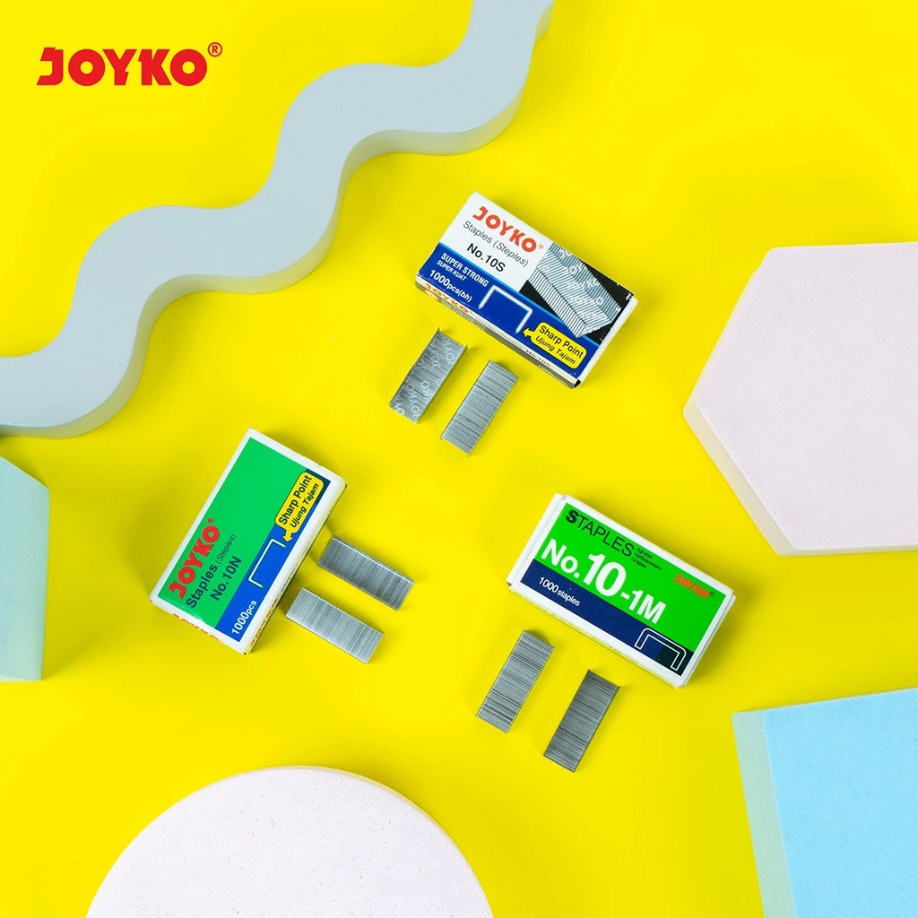 Jual Joyko No. 10-1M 10N 10S MAX 10-1M Staples Isi Refill Stapler Kecil ...