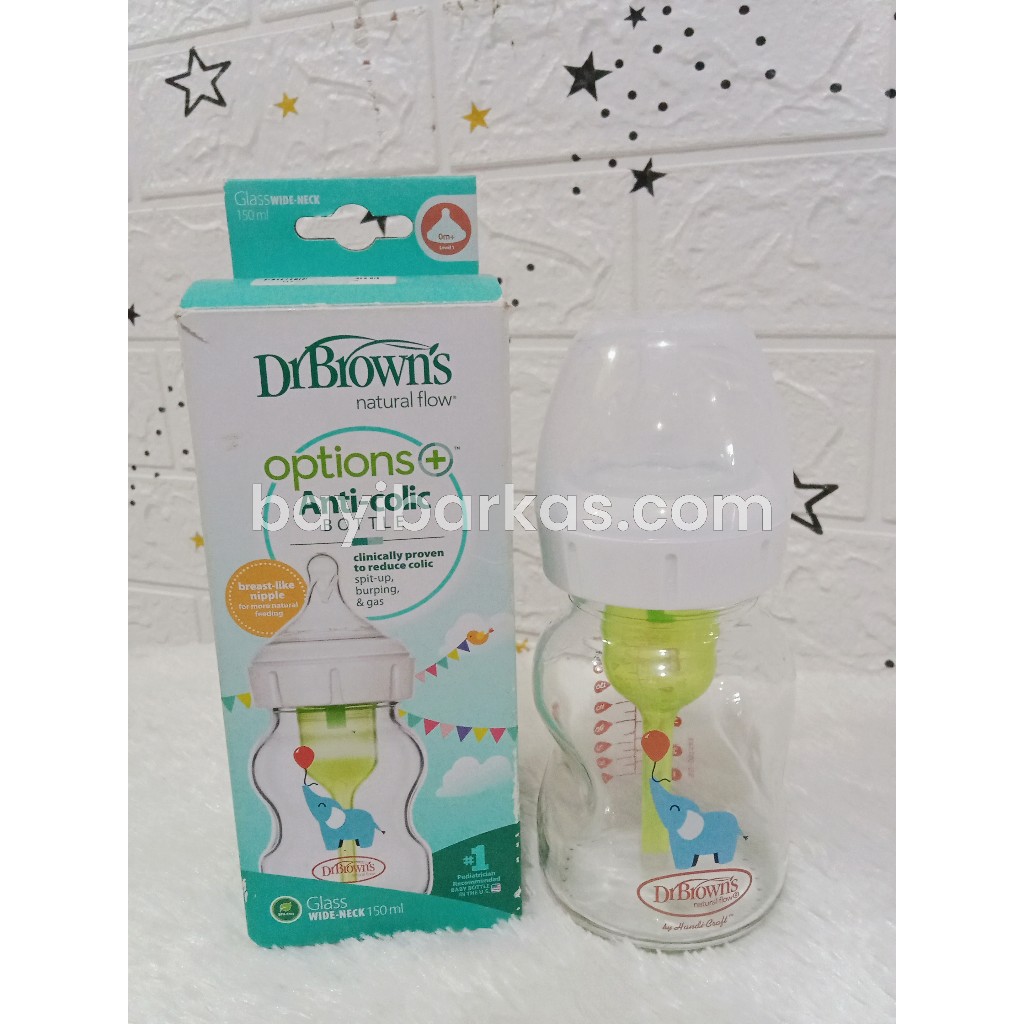 Jual Botol Susu DR.BROWN'S 150ml anti colic / botol susu bayi / dot ...