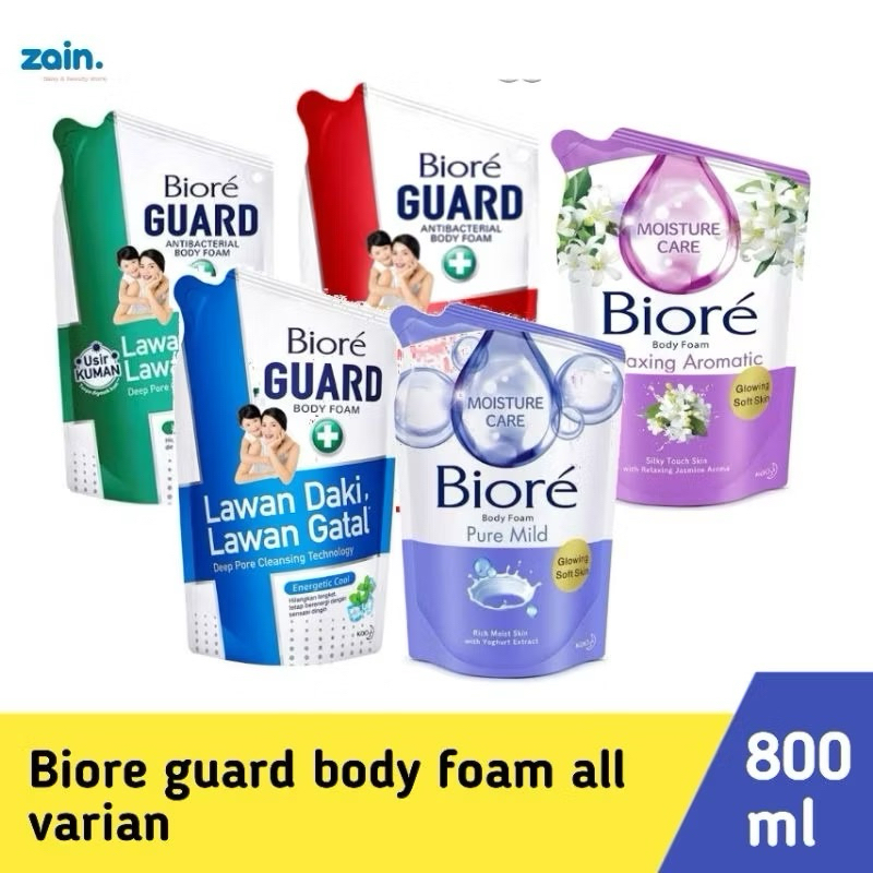 Jual sabun cair refill Biore All Varian 800ml | Shopee Indonesia