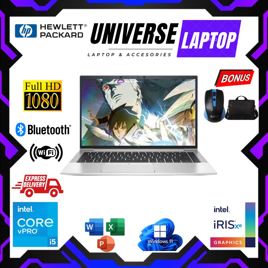 Jual LAPTOP SLIM HP Elitebook 840 G8 Intel Vpro i5 1145G7 RAM 16GB 1TB ...