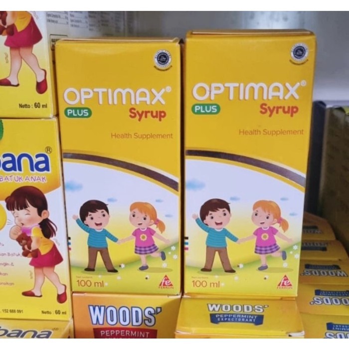 Jual Optimax plus sirup 100 ml multivitamin dan menjaga kesehatan mata ...