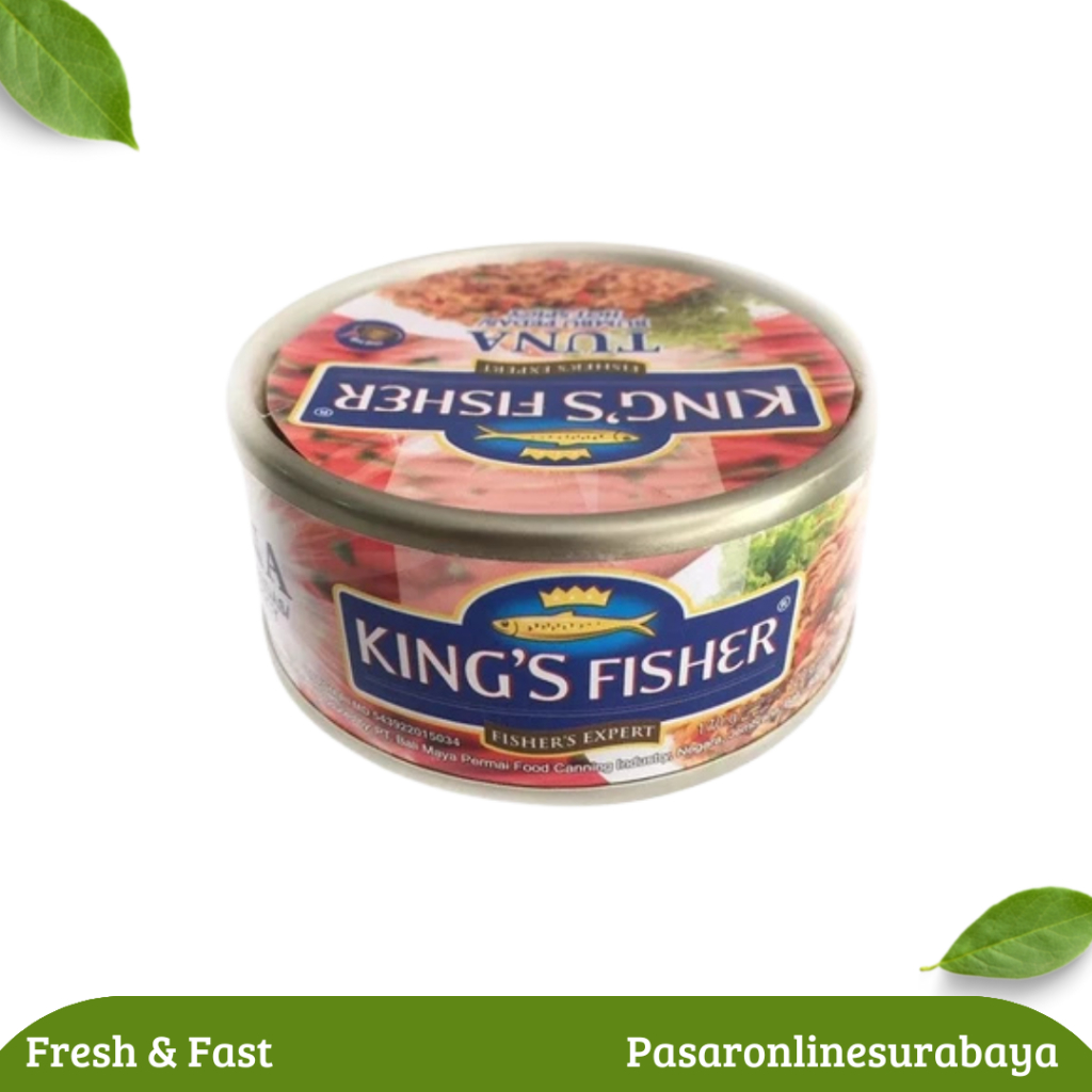 Jual Kings Fisher Tuna Hot Spicy 170 Gr Ikan Tuna Kaleng | Shopee Indonesia