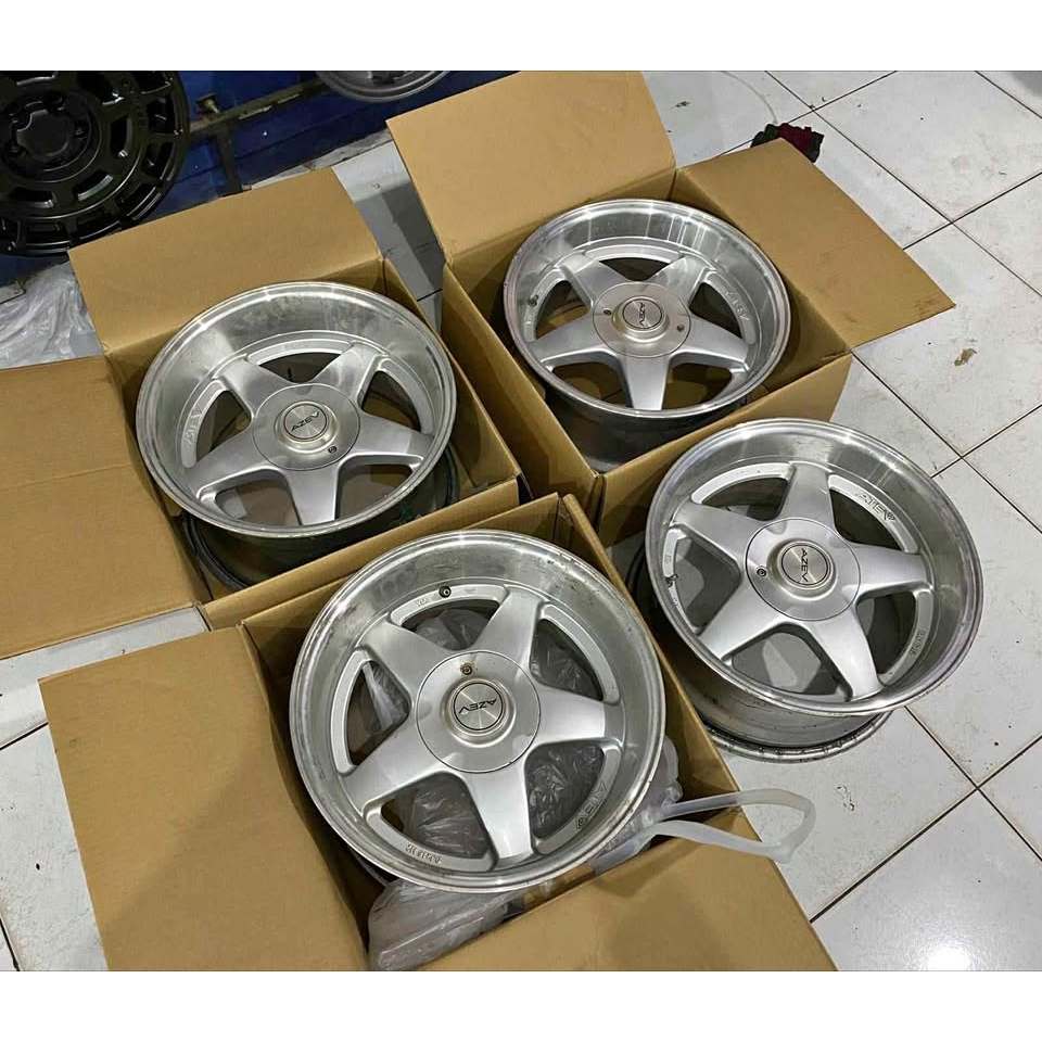 Jual VELG MOBIL BEKAS HSR AZEV RING 16 LEBAR 8-9 PCD 8X100-114 UTUK JAZZ YARIS VIOS CITY CORLLA ...