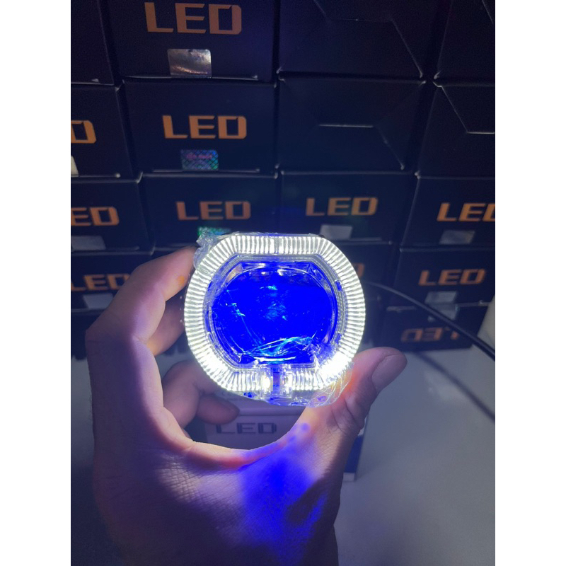 Jual Lampu depan Projector mini Biled 2,5inchi hi / low putih-kuning ...