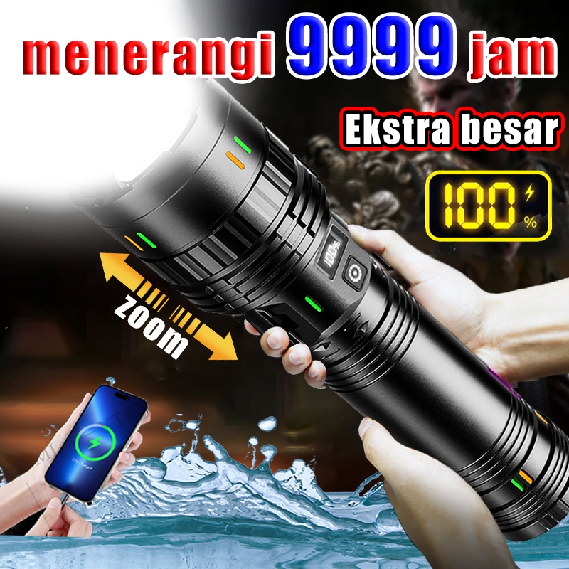 Jual 【menerangi 9999 jam】militer Jerman 80000 jarak jauh zoom putar ...