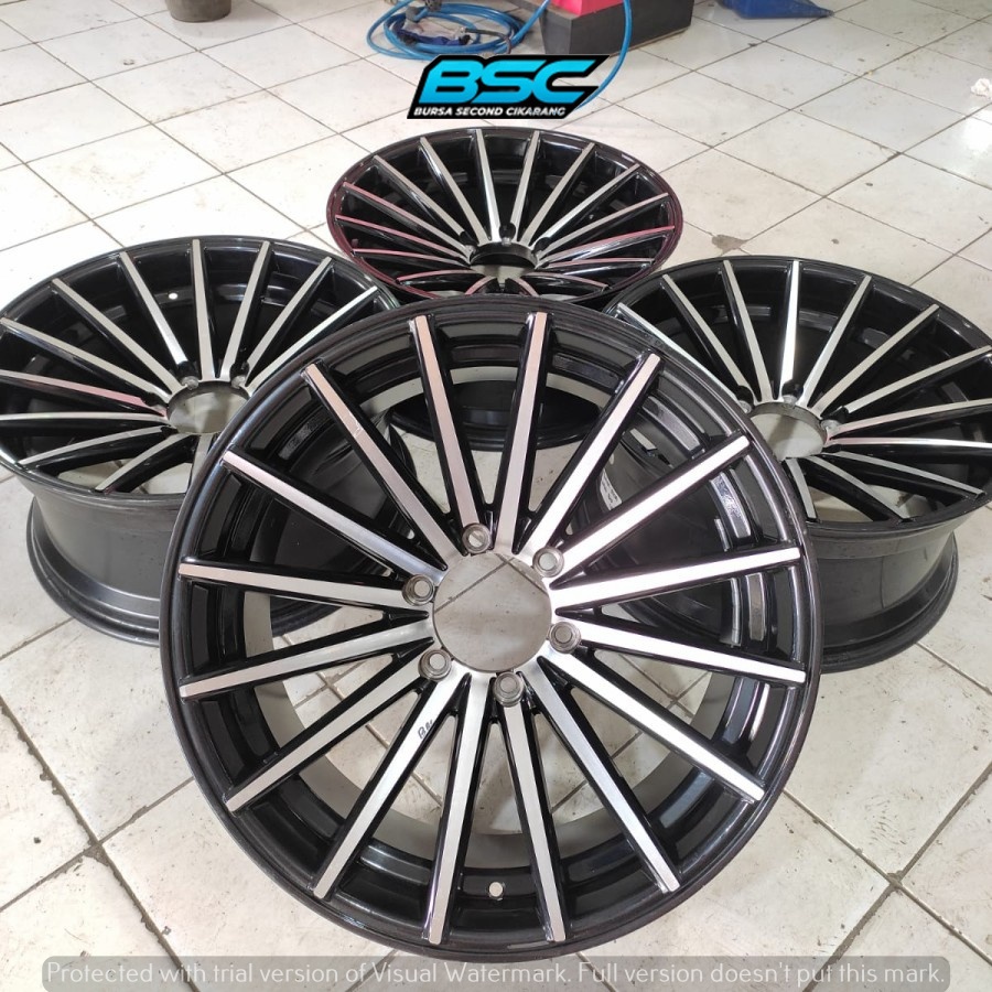 Jual Velg Racing Jari Jari Bekas R20 Tsukuba Pcd 6x139 Ring 20 Fortuner Pajero Ranger Hilux DC ...