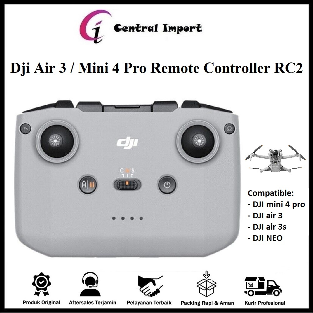 Jual Dji Air 3 Remote Controller RC-N2 Original - Mini 4 Pro RC2 Remote Original | Shopee Indonesia