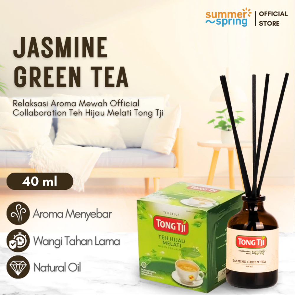 Jual SummerSpring x Tong Tji Reed Diffuser Jasmine Green Tea Pengharum ...