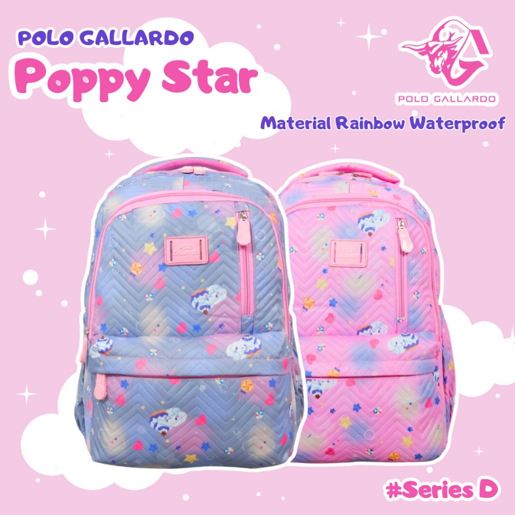 Jual Tas Sekolah Korea Anak Perempuan Polo Gallardo Poppy Idol Backpack ...