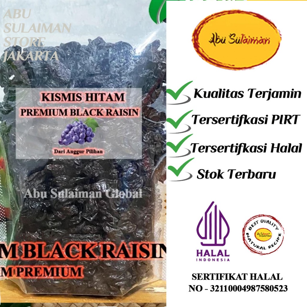 Jual KISMIS HITAM 1 KG / DARK RAISINS 1 KG / BLACK BROWN RAISINS 1 KG / KISMIS 1 KG | Shopee ...