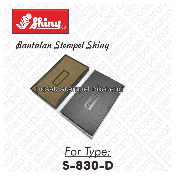 Jual Bantalan Stempel Shiny Type S-830-D/S-829-D/S-828-D/S-827-D/S-826-D / Tanpa Warna | Shopee ...