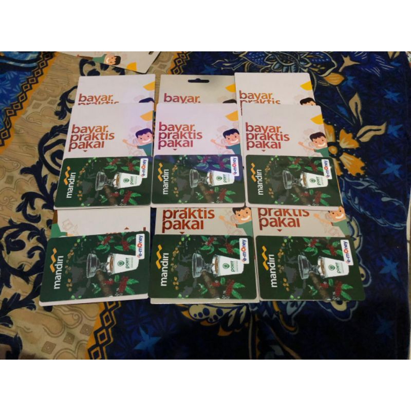 Jual Termurah kartu e-monay mandiri limited point coffe | Shopee Indonesia