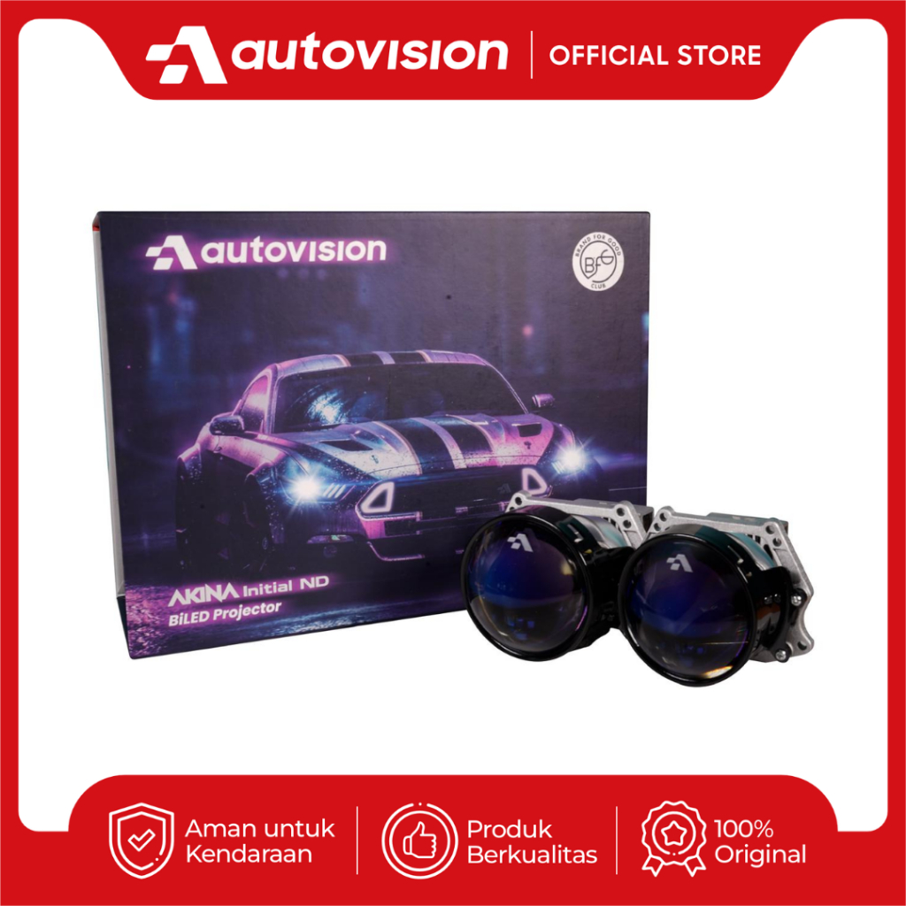 Jual Headlamp/Foglamp BiLED Projector TRUK/BUS 24V 2.5" & 3.0" AKINA 85 ...