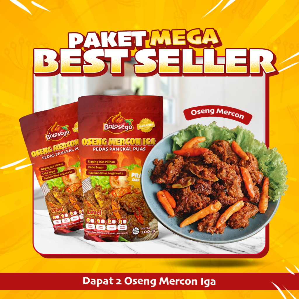 Jual PAKET MEGA BEST SELLER (2 PACK IGA MERCON @200 GRAM) | Shopee ...