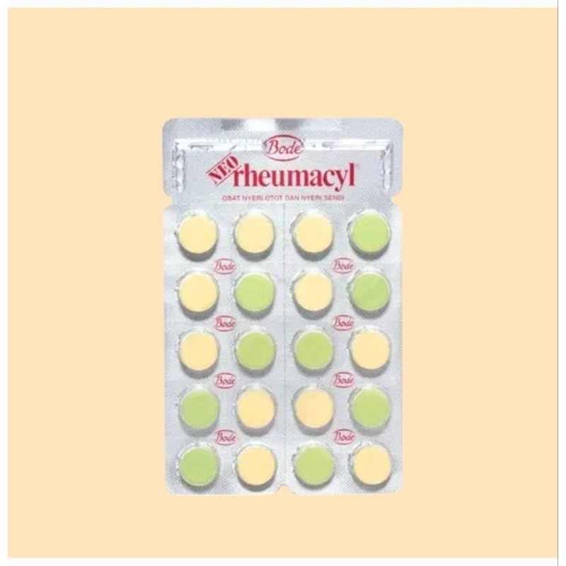 Jual Neo Rheumacyl Tablet 1 Dos Isi 1 Strip @20 Tablet (per Strip ...
