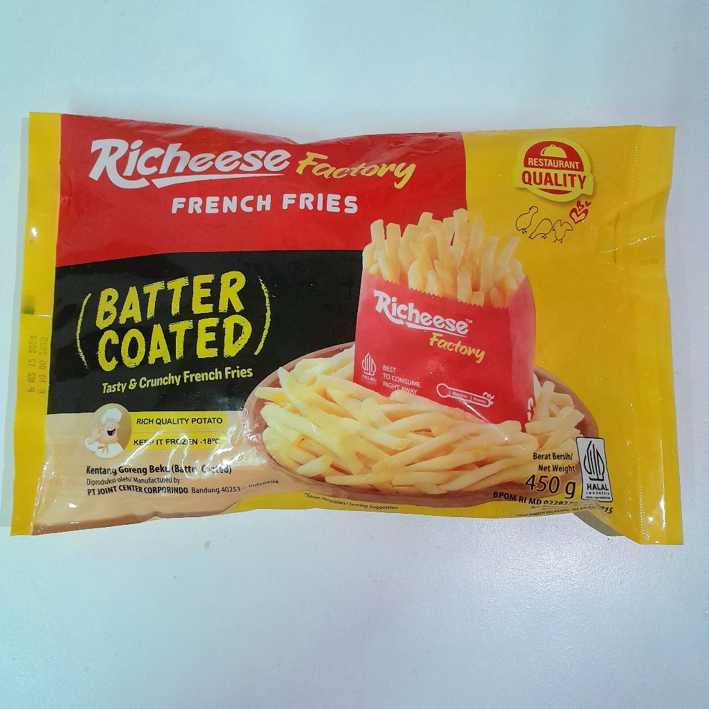 Jual RICHEESE french fries batter coated 450gr | Shopee Indonesia