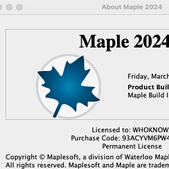 Jual Maplesoft Maple/MapleSim 2024.WIN MAC (FLASHDISK) | Shopee Indonesia